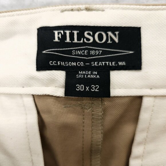 Filson | Pants | Nwt Filson Bremerton Work Pants Khaki Beige Tan Cotton ...